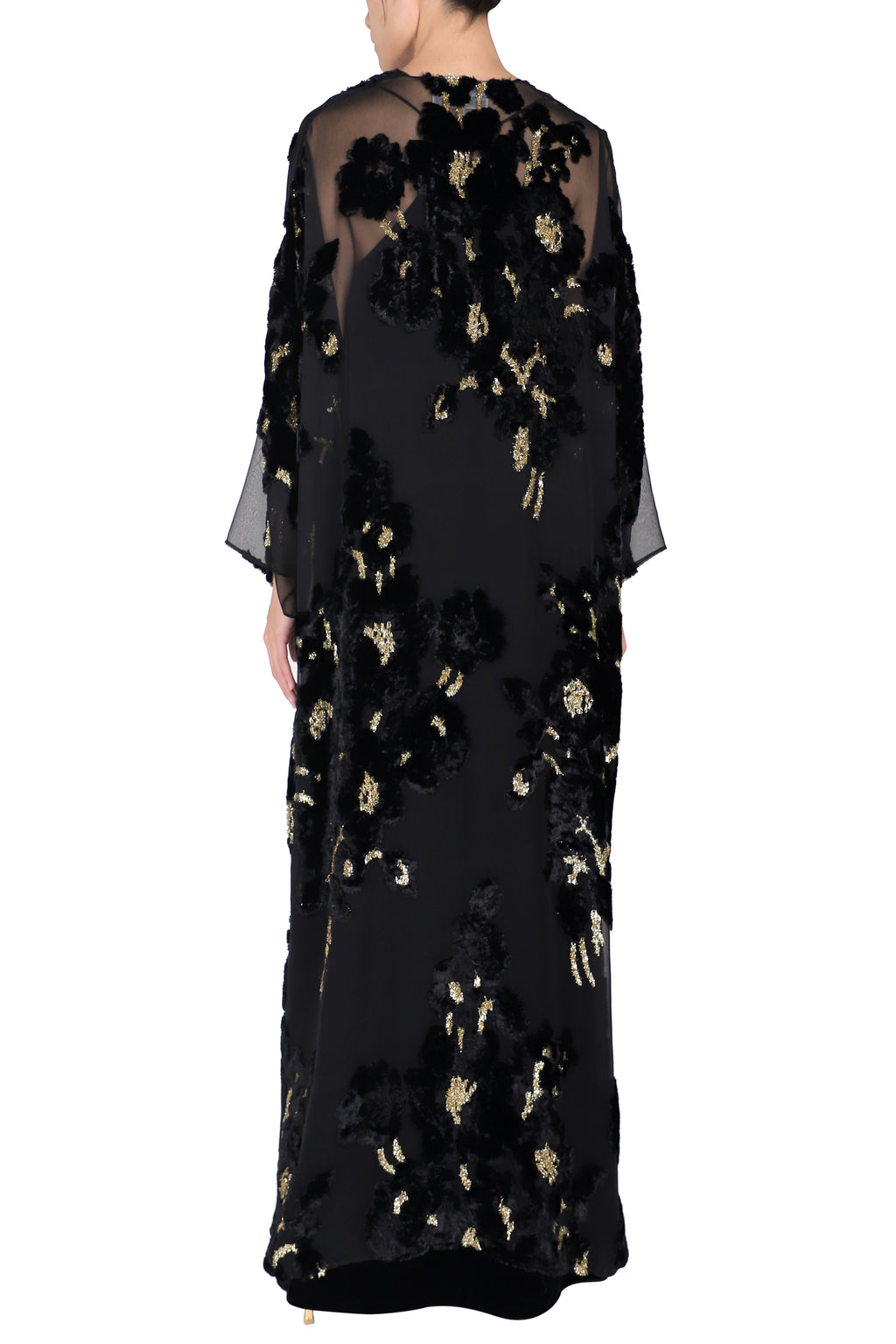 Rose Velour Devore Cover Up – Marie France Van Damme