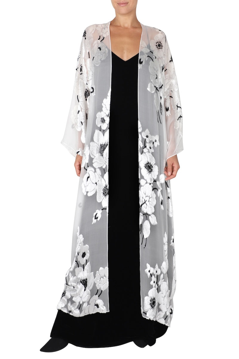 Rose Velour Devore Cover Up – Marie France Van Damme